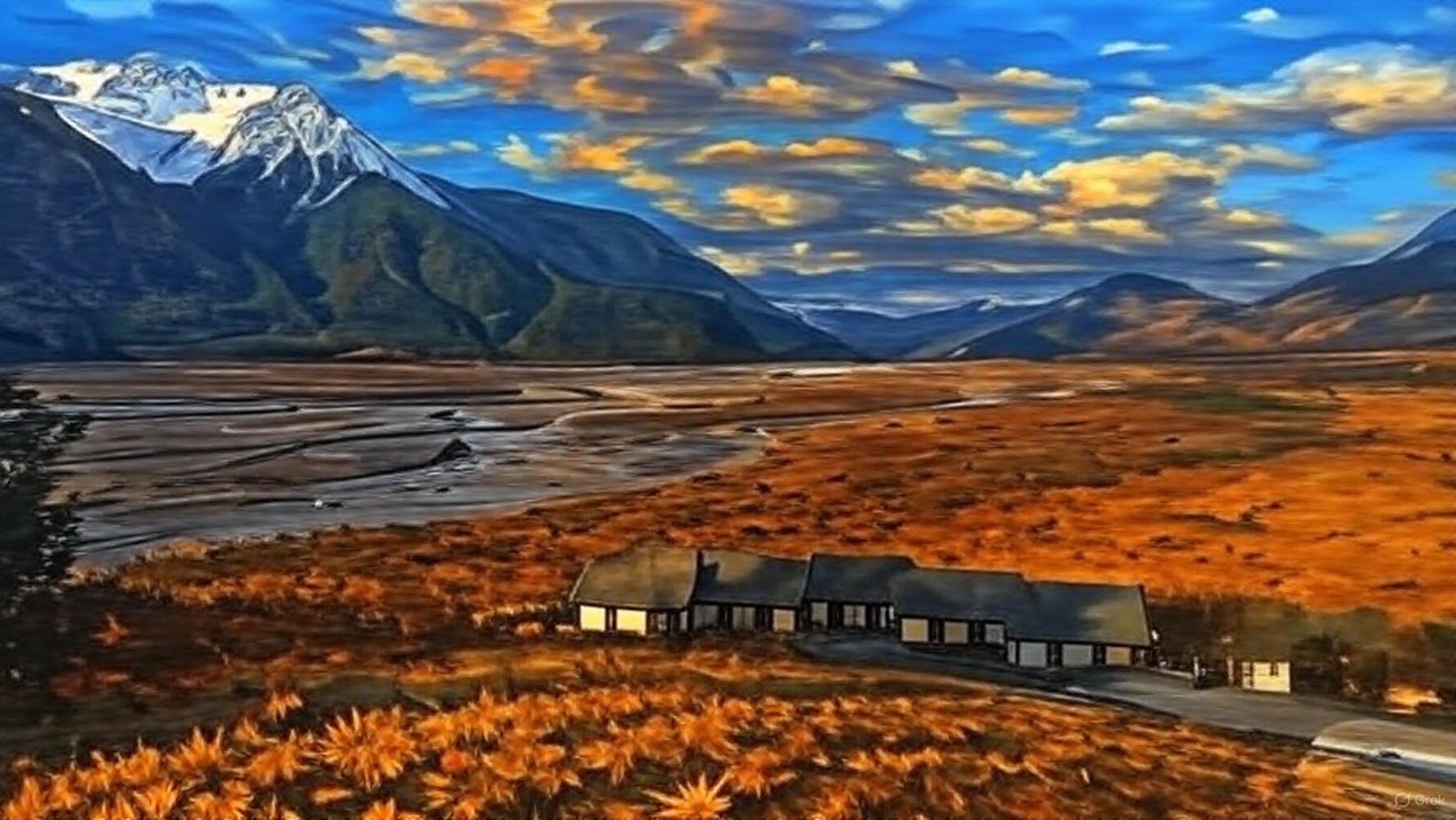 Solve The Bealey valley jigsaw puzzle online with 112 pieces