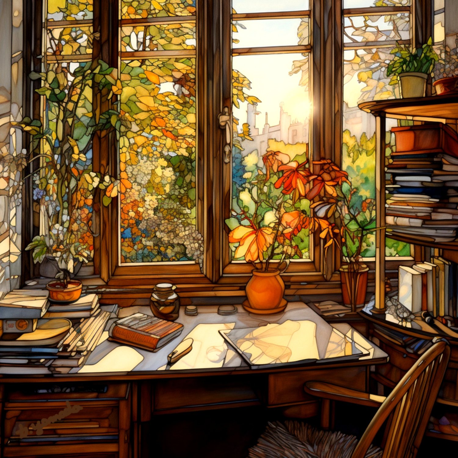 Solve Home Office jigsaw puzzle online with 81 pieces