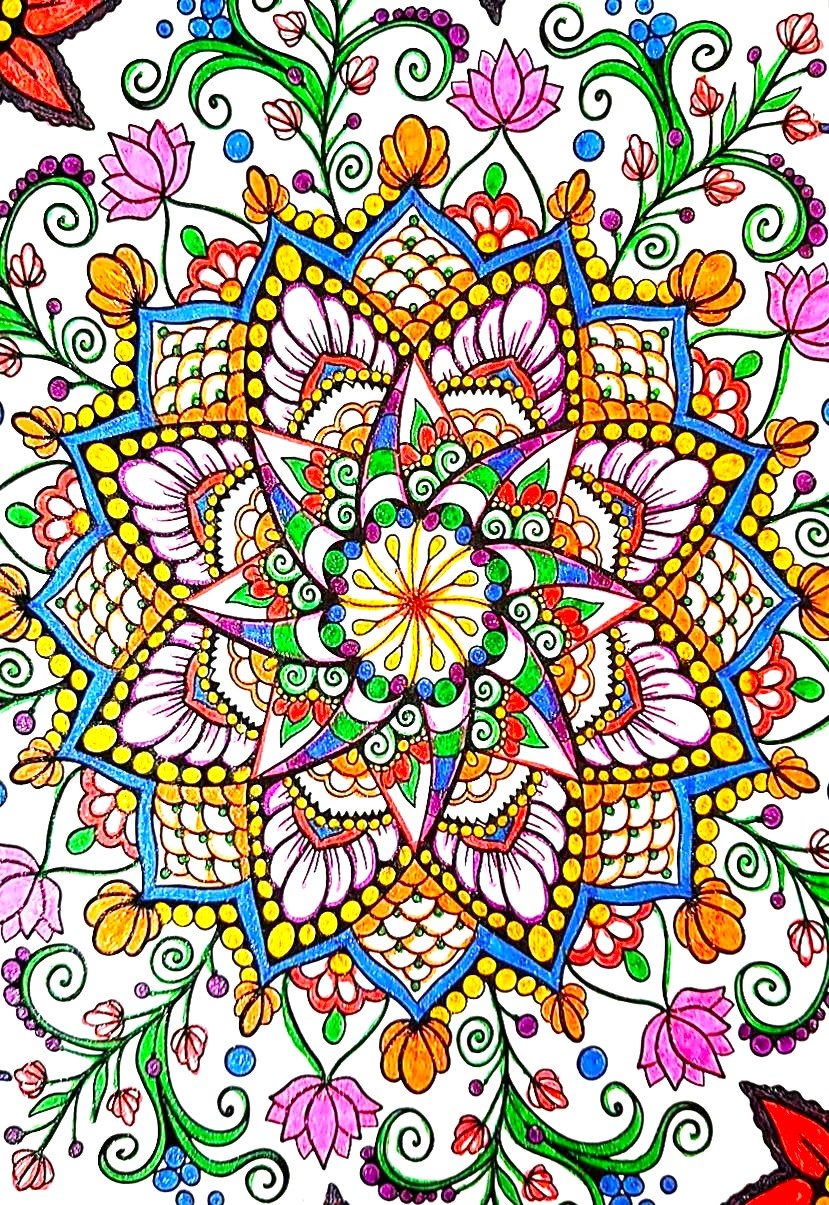 Solve Mandala jigsaw puzzle online with 70 pieces
