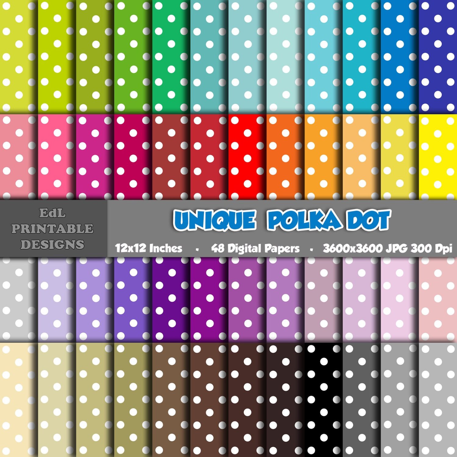 Solve Unique Polka Dot jigsaw puzzle online with 81 pieces
