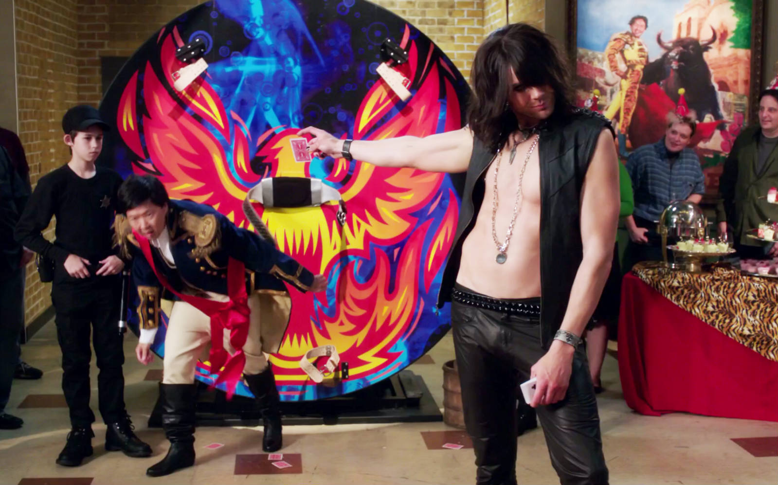 Solve Jeff Winger disguised as magician Ricky Nightshade in Community ...