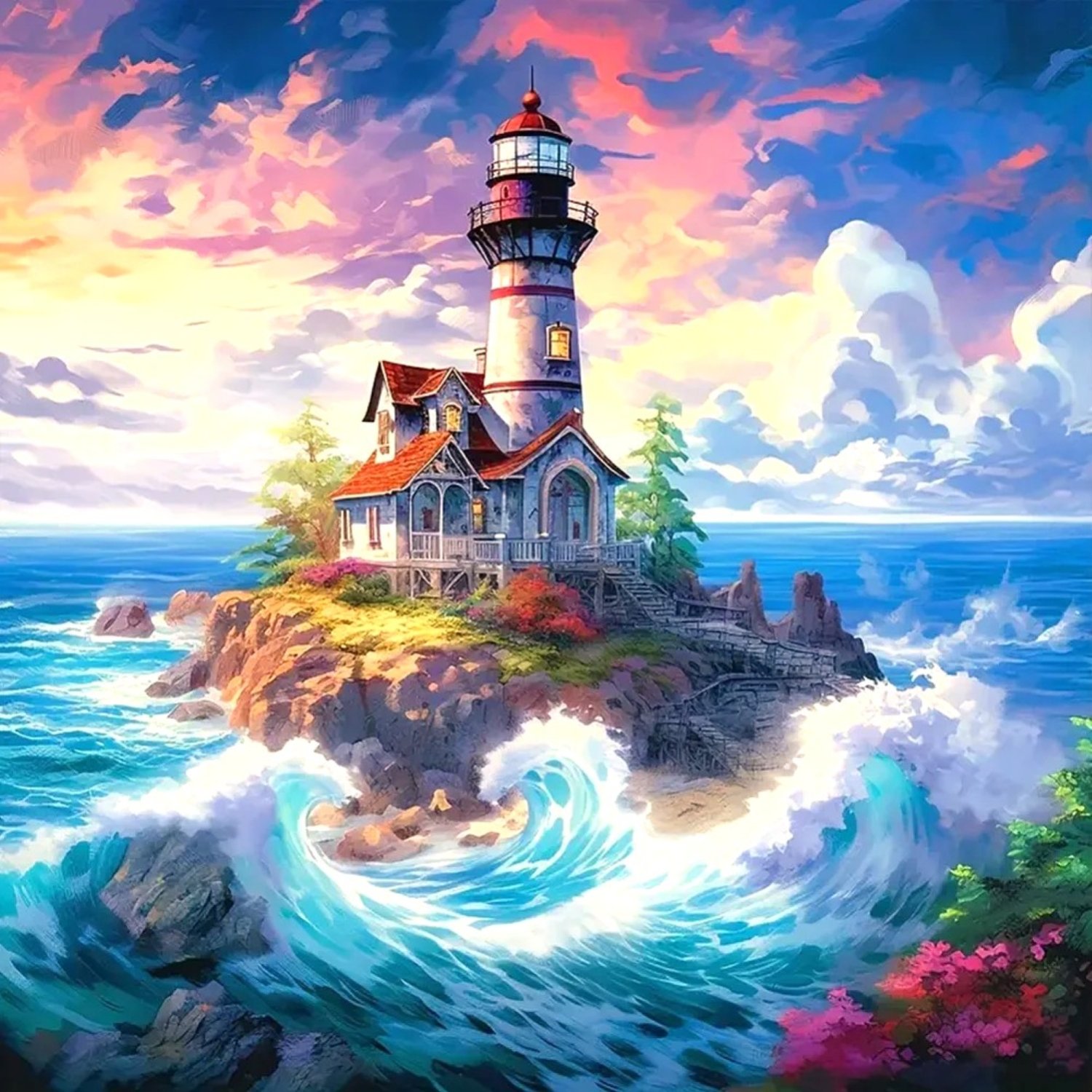 Solve Rough Seas jigsaw puzzle online with 81 pieces