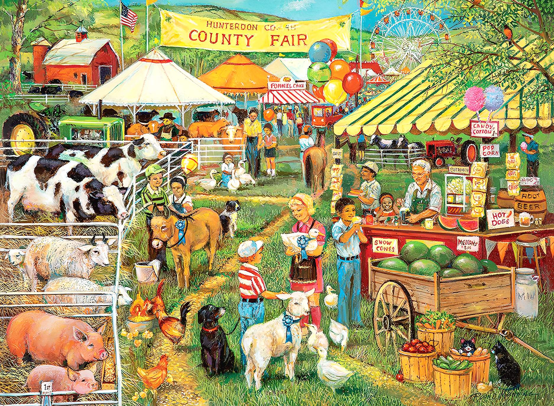 Solve Country Fair jigsaw puzzle online with 165 pieces