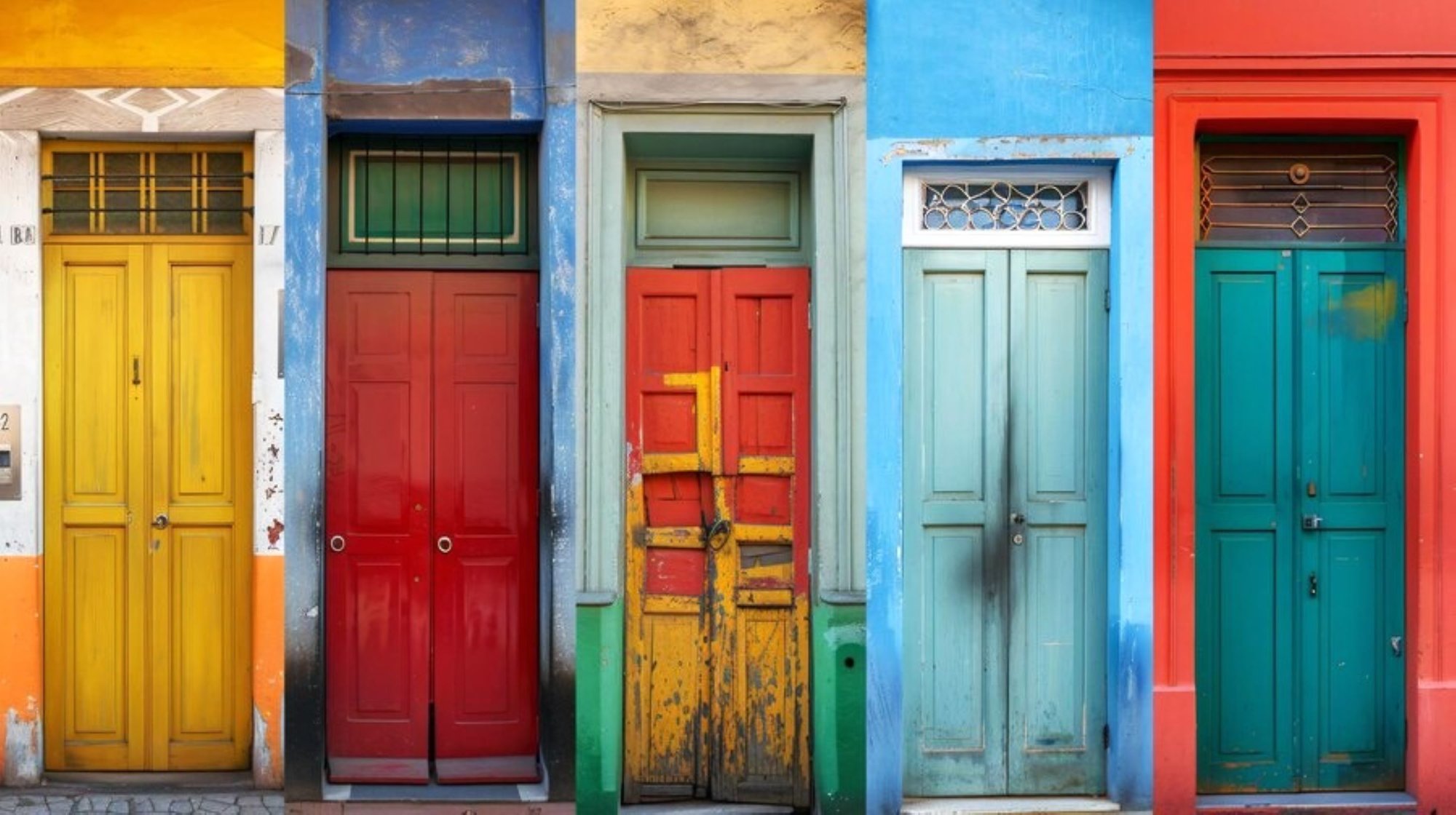 Solve Doors jigsaw puzzle online with 198 pieces