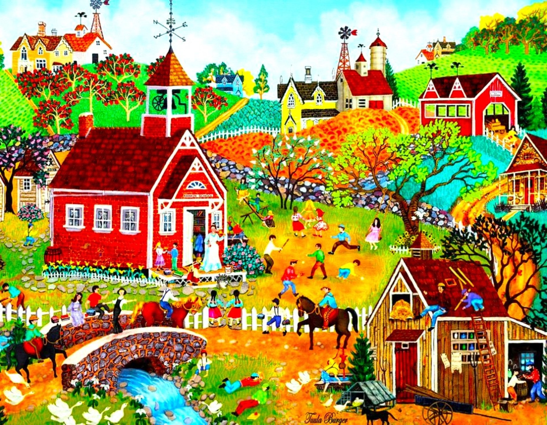 Solve Back to School jigsaw puzzle online with 336 pieces
