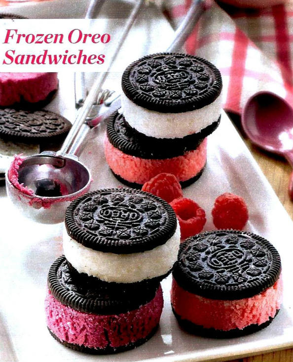 Solve Party Food Oreo Cookie Ice Cream Sandwiches jigsaw puzzle online ...