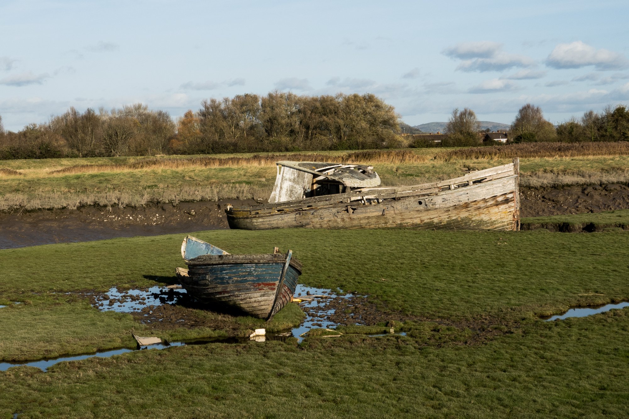 Solve River Brue, Somerset jigsaw puzzle online with 150 pieces