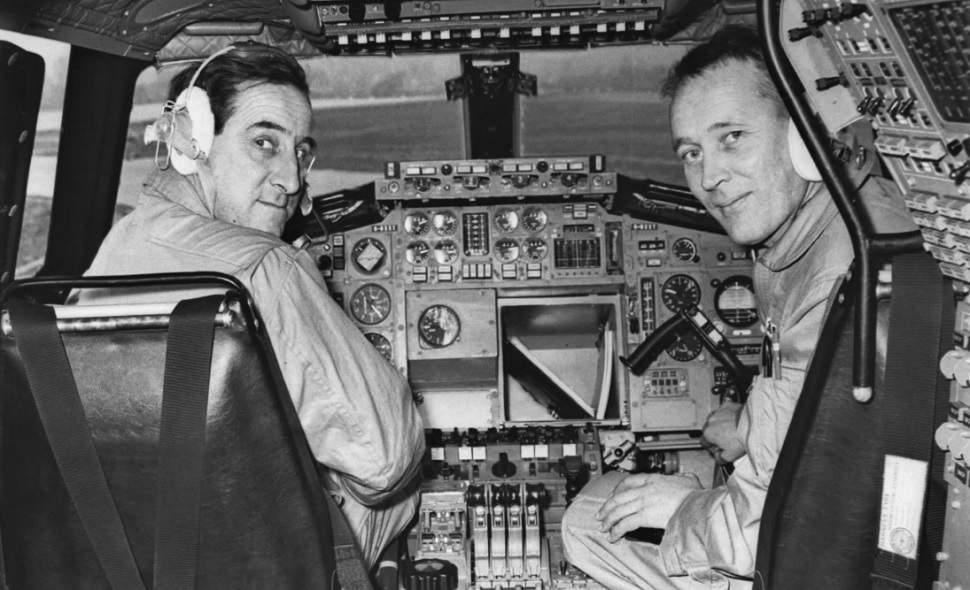 Solve Concorde 002 first flight crew Brian Trubshaw and John Cochrane ...