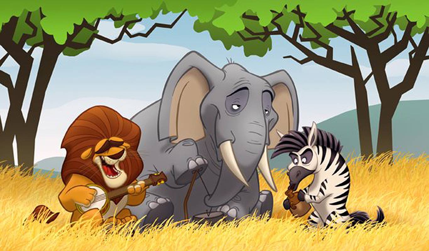 Solve Jungle Band jigsaw puzzle online with 432 pieces