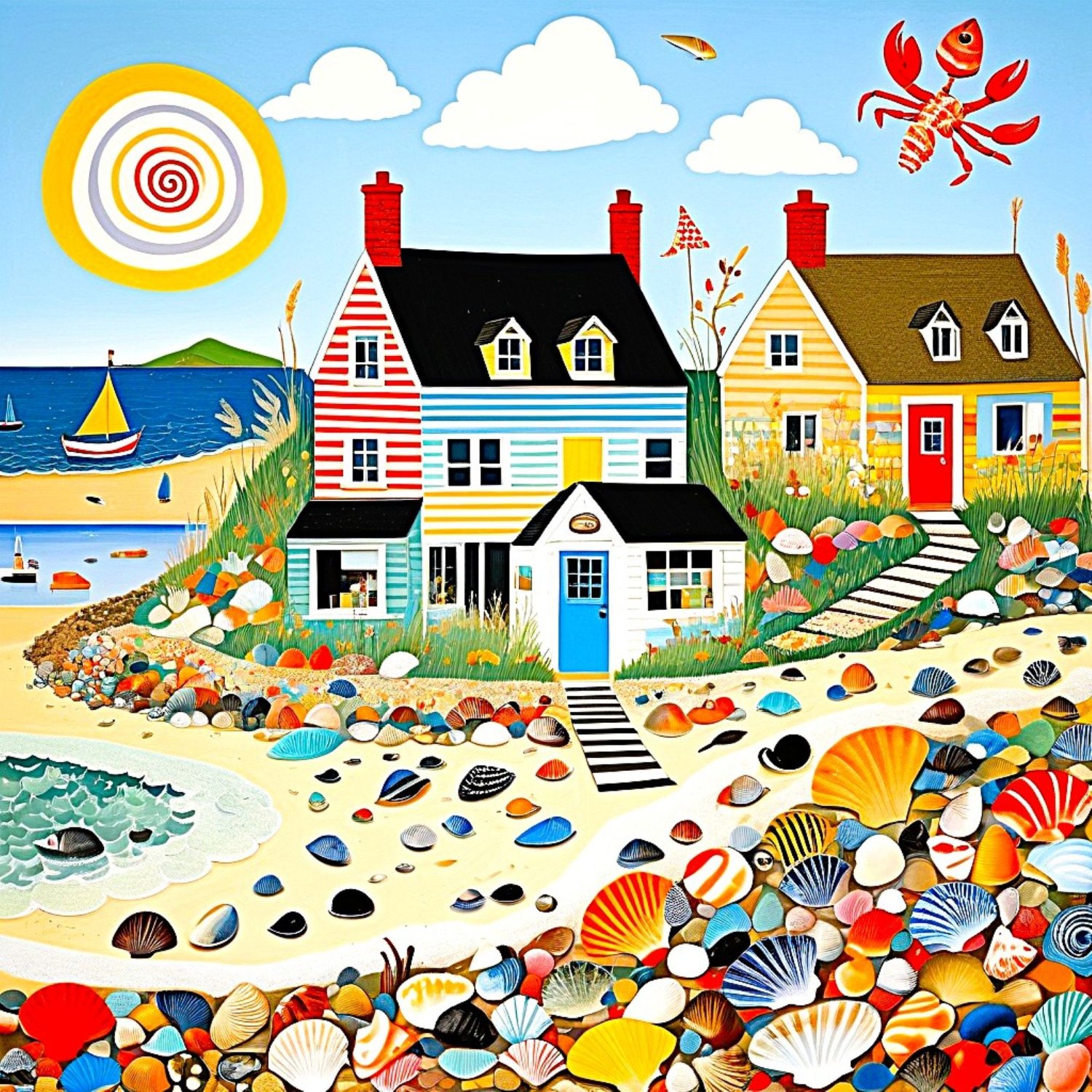 Solve Clam Shell Cove - resize 9 - 600 pieces jigsaw puzzle online with ...