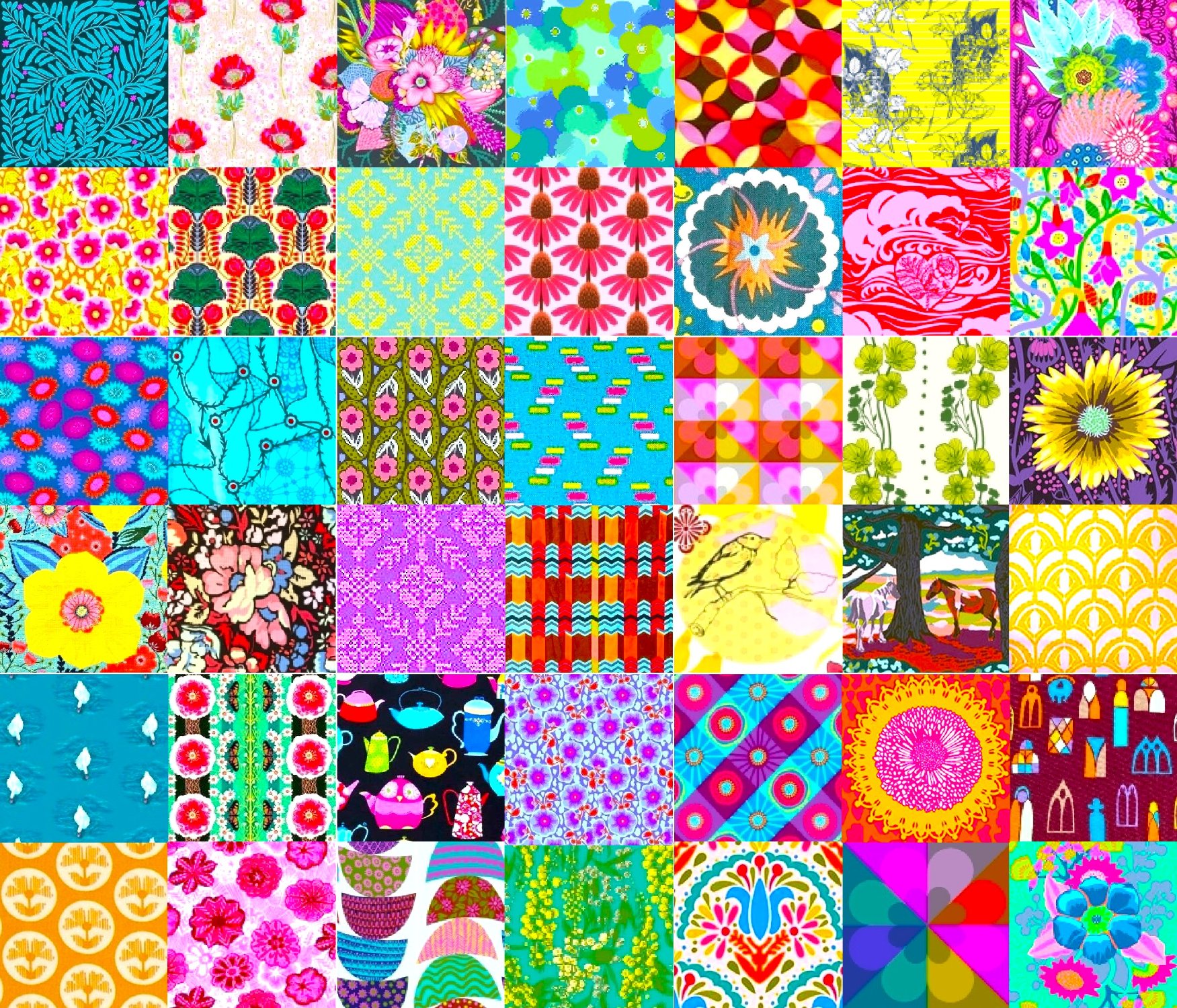 Solve PATCHWORK ANNA MARIA HORNER 7 jigsaw puzzle online with 72 pieces