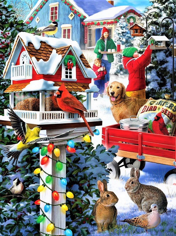 Solve Winter jigsaw puzzle online with 70 pieces