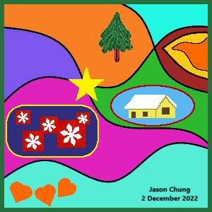 Solve Welcome December (Dec22P02) jigsaw puzzle online with 9 pieces