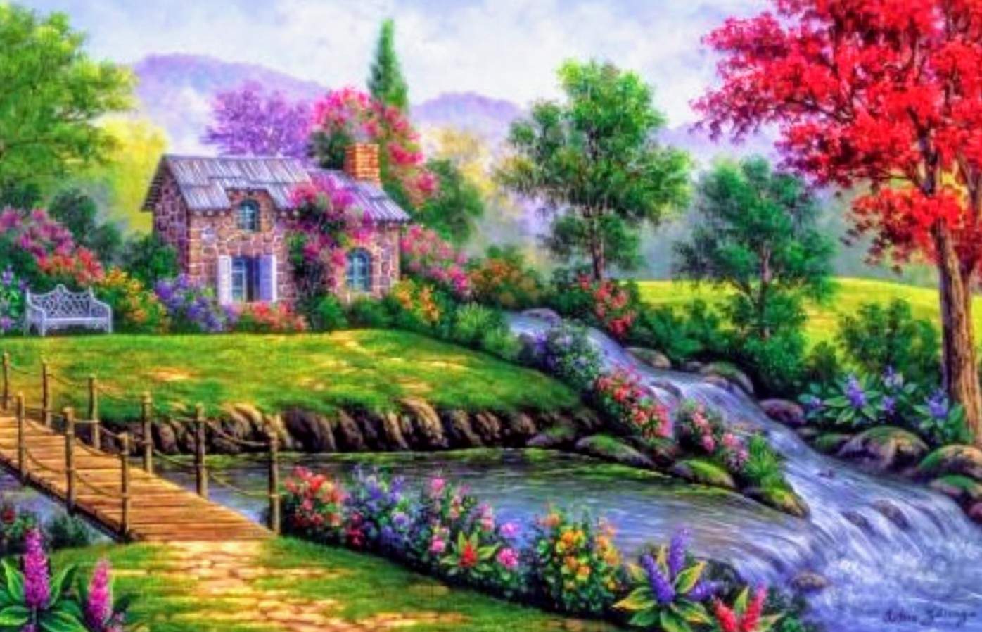 Solve Beautiful place to live.. jigsaw puzzle online with 150 pieces