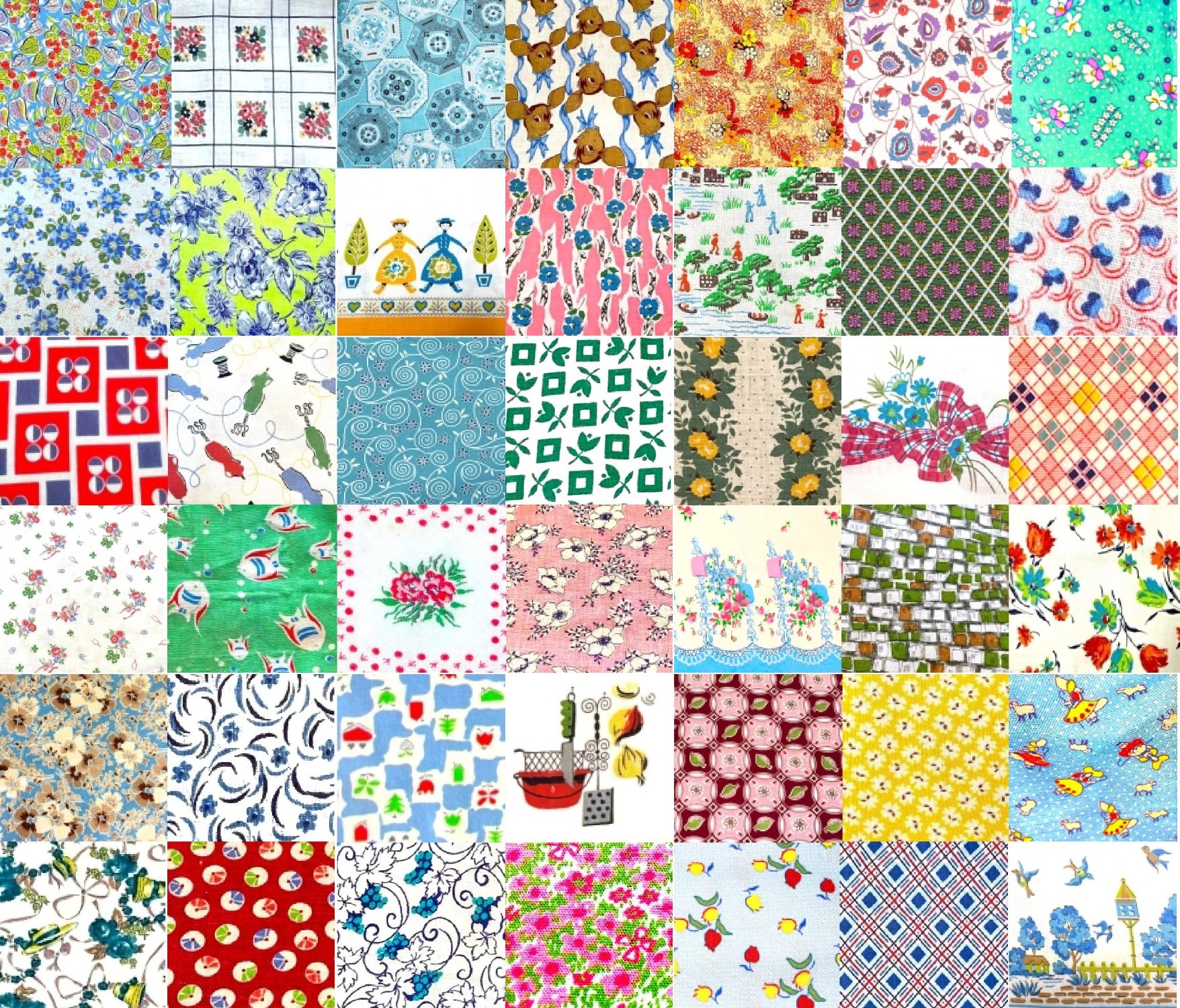 Solve PATCHWORK FEEDSACK 10 jigsaw puzzle online with 143 pieces