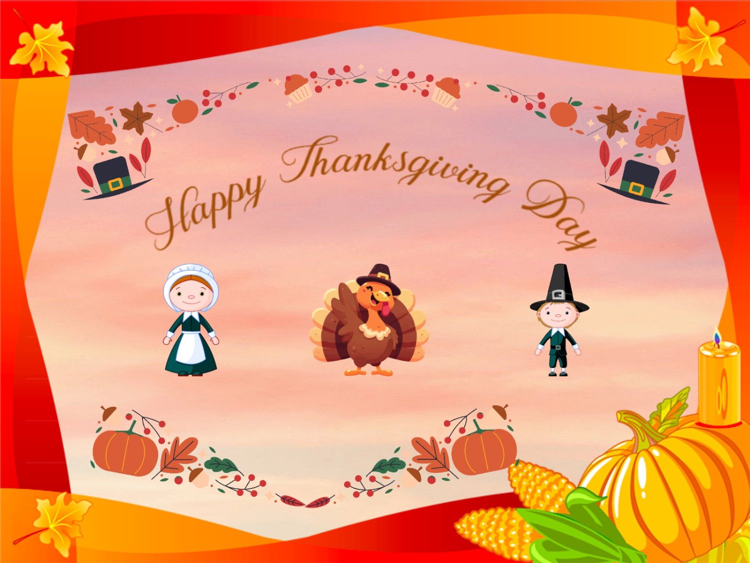 Solve Happy Thanksgiving, USA jigsaw puzzle online with 12 pieces