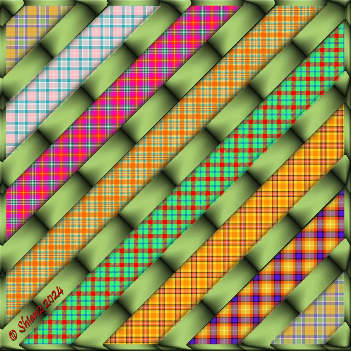 Solve Plaids jigsaw puzzle online with 16 pieces