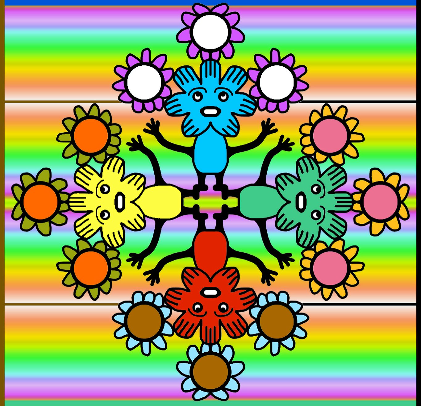 Solve juggling four juggling three jigsaw puzzle online with 49 pieces