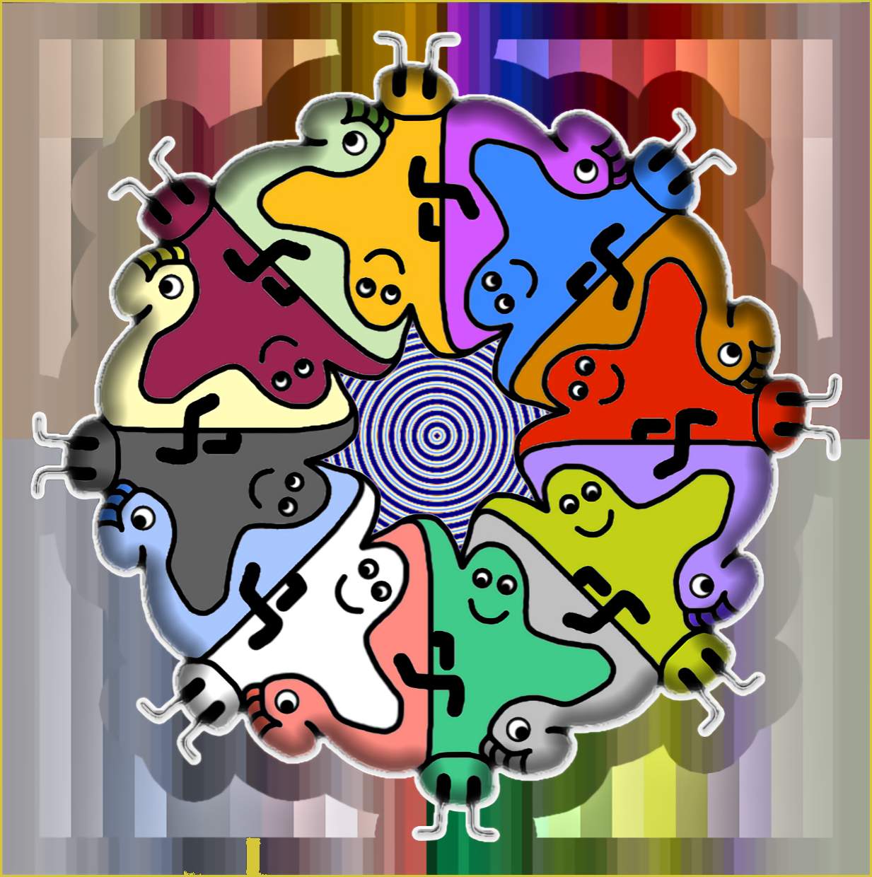 Solve ghosts and . . . ??? jigsaw puzzle online with 100 pieces