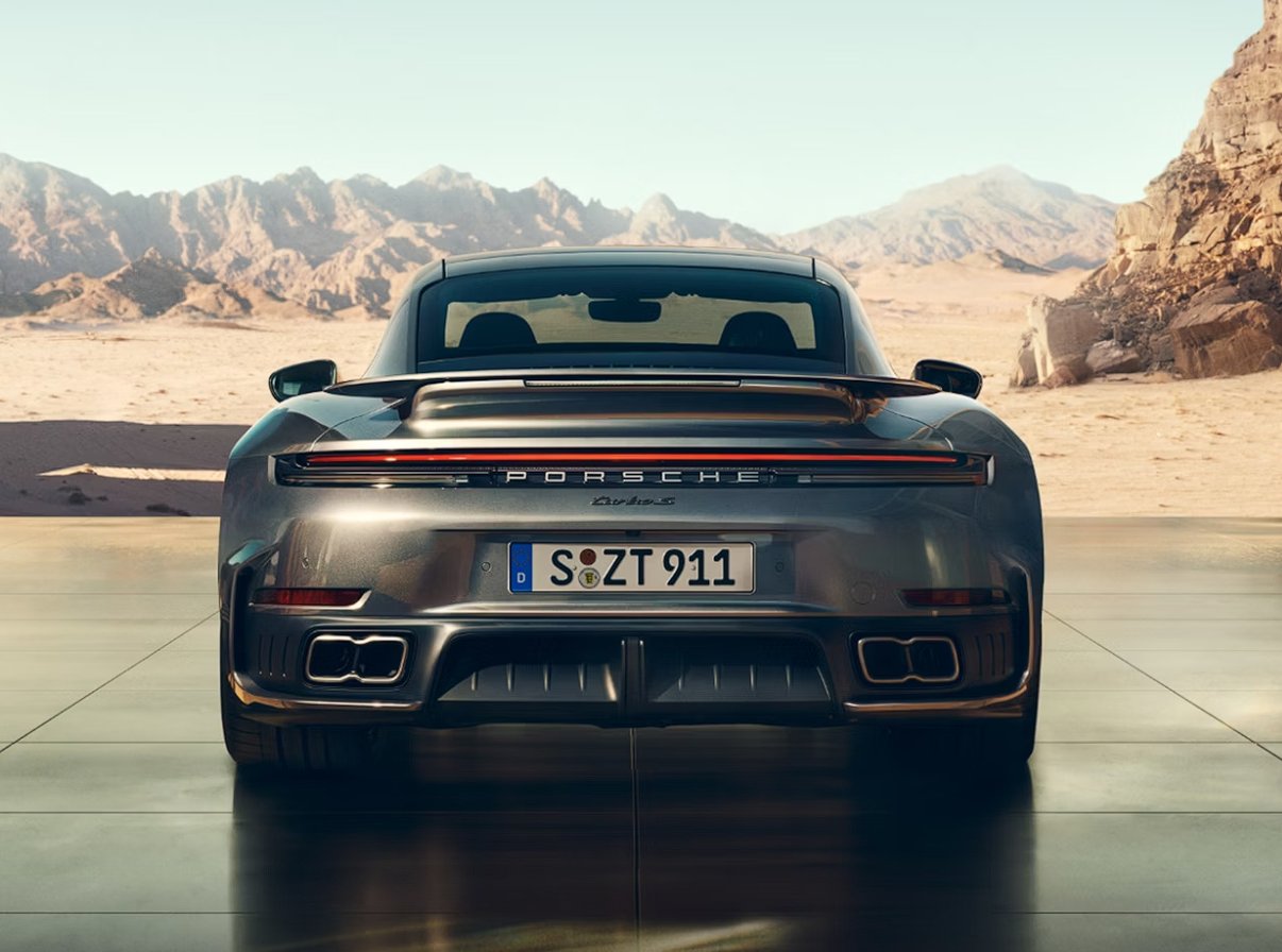Solve 2025 Porsche 911 Turbo S Rear View jigsaw puzzle online with 48 ...