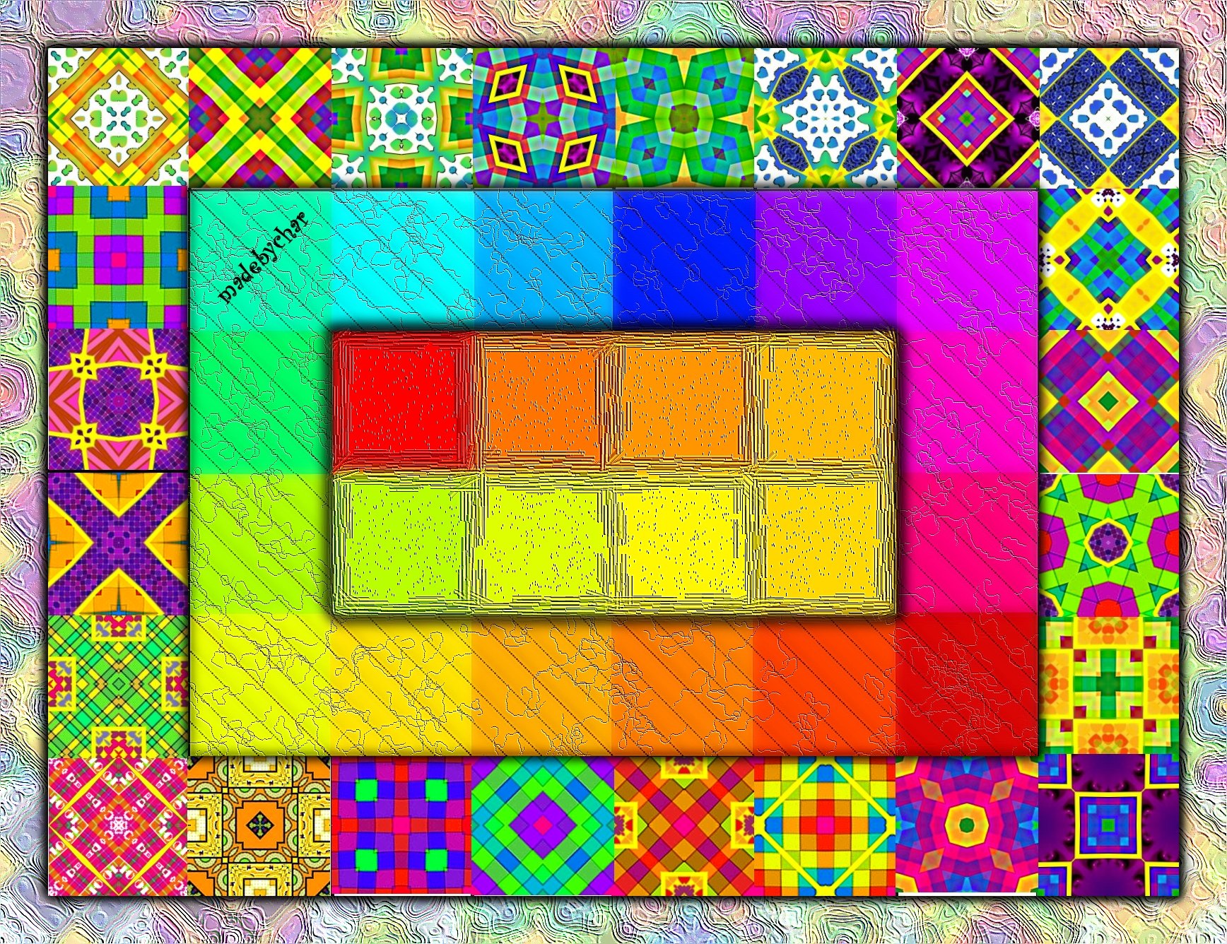 Solve Celebrate the Colors... jigsaw puzzle online with 192 pieces