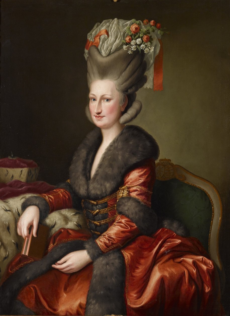 Solve Portrait of Maria Amalie Auguste of Saxony in Polish costume ...
