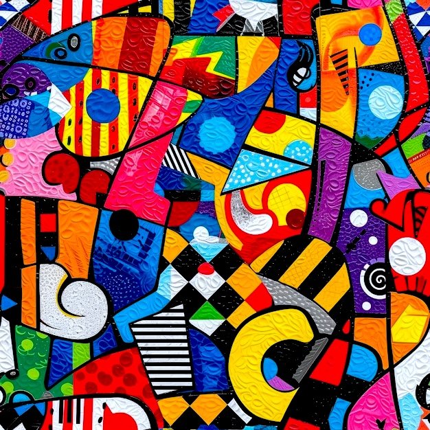 Solve Shapes Mashup jigsaw puzzle online with 100 pieces