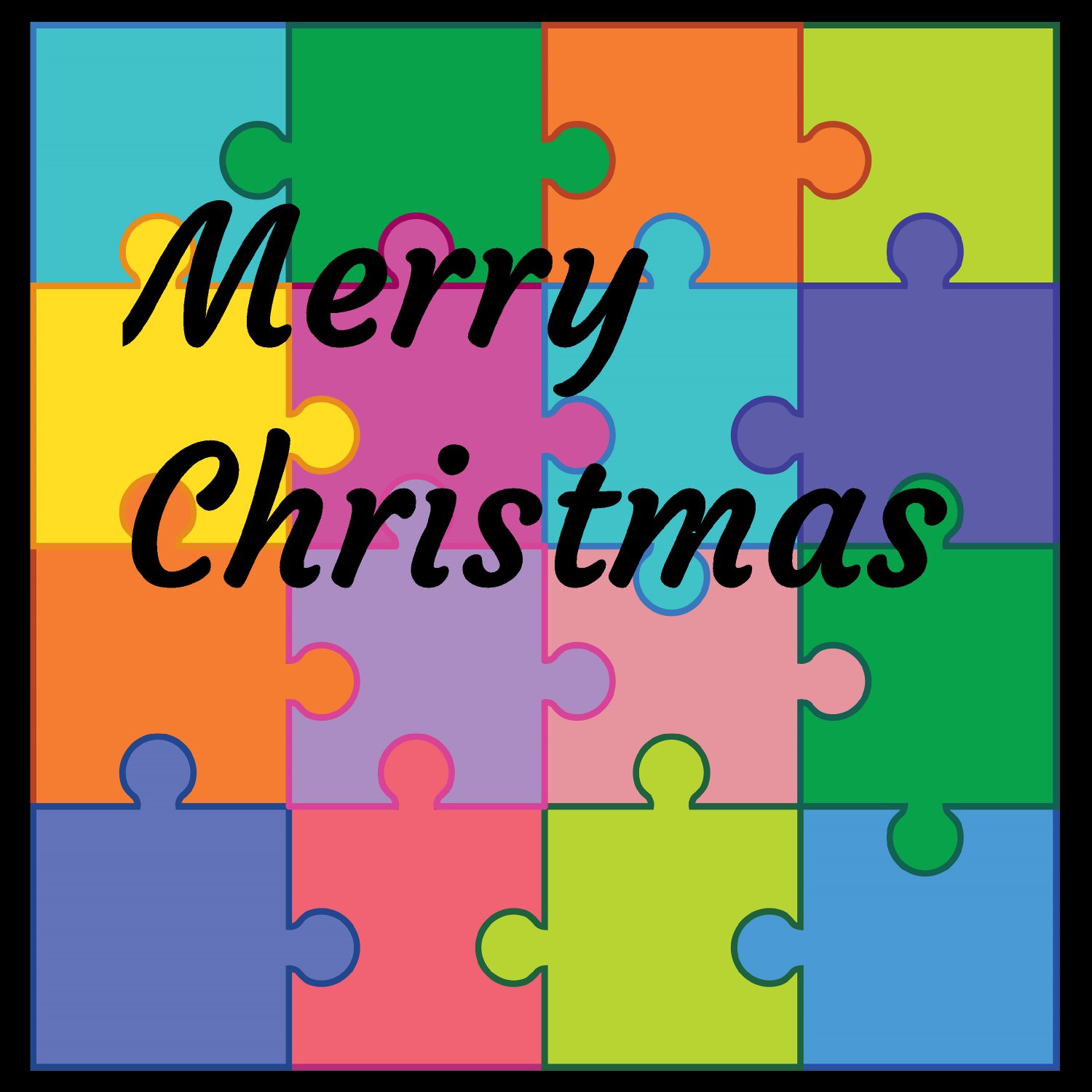 Solve MERRY CHRISTMAS jigsaw puzzle online with 121 pieces