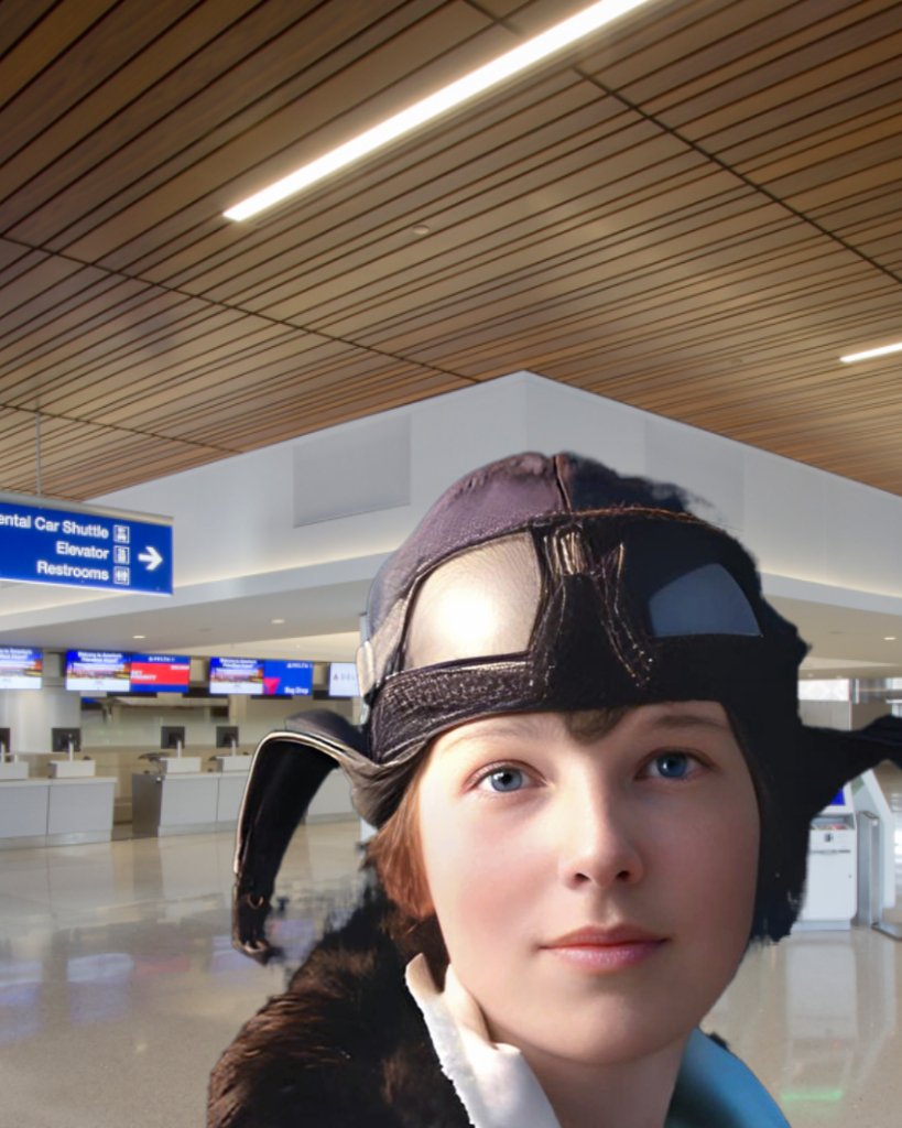 Solve Amelia Earhart. jigsaw puzzle online with 154 pieces