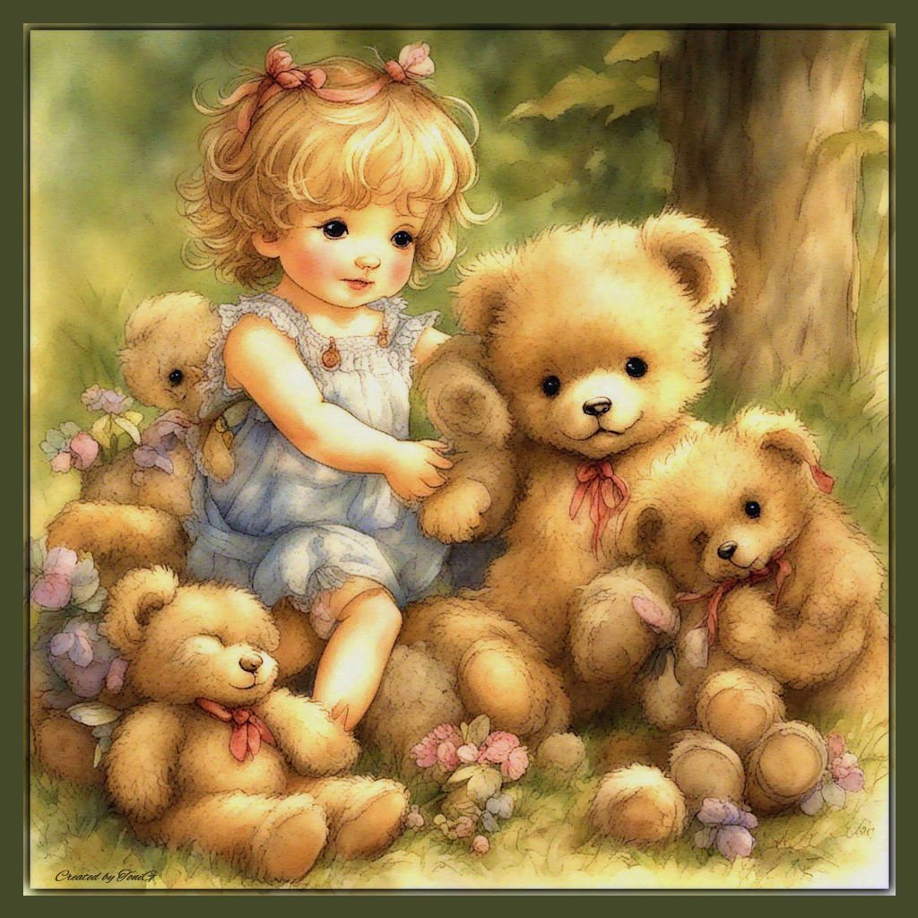 Solve Teddy love jigsaw puzzle online with 289 pieces