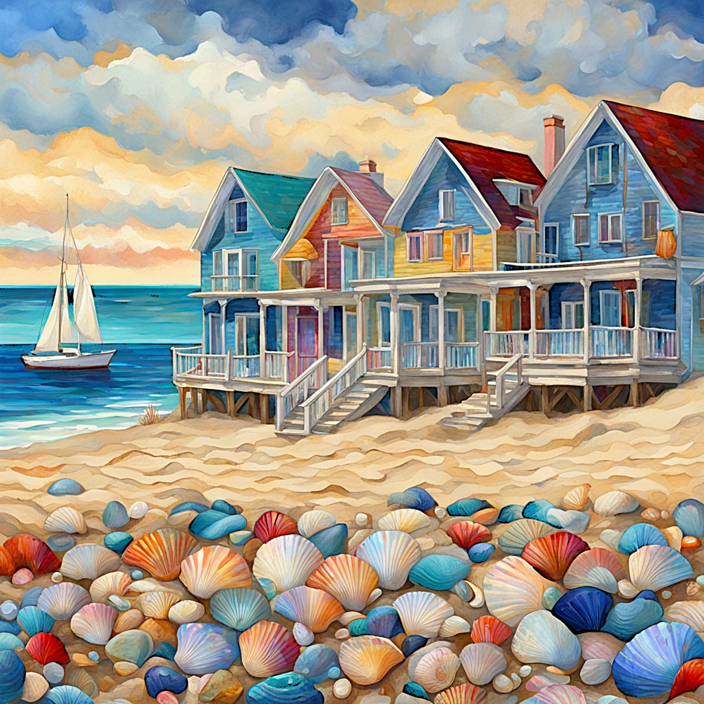 Jigsaw Puzzle | 100 pieces | Sea Shore 3 | Jigidi