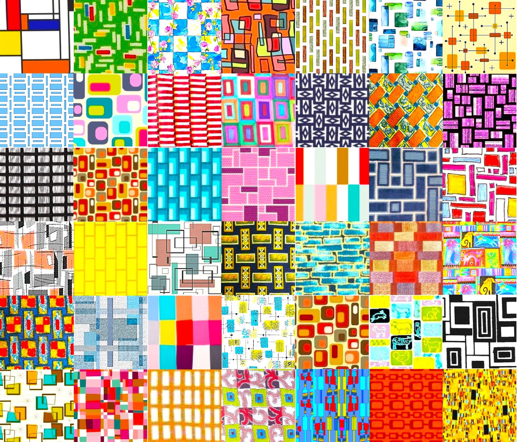 Solve PATCHWORK RECTANGLES 42 jigsaw puzzle online with 143 pieces