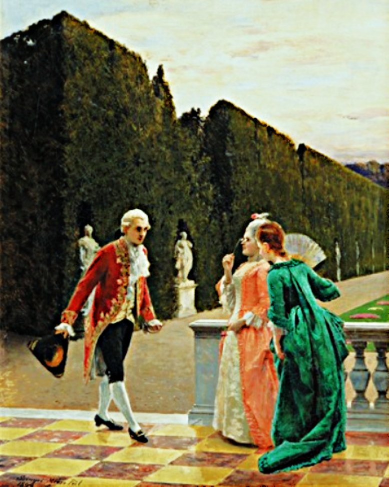 Solve Rococo jigsaw puzzle online with 130 pieces