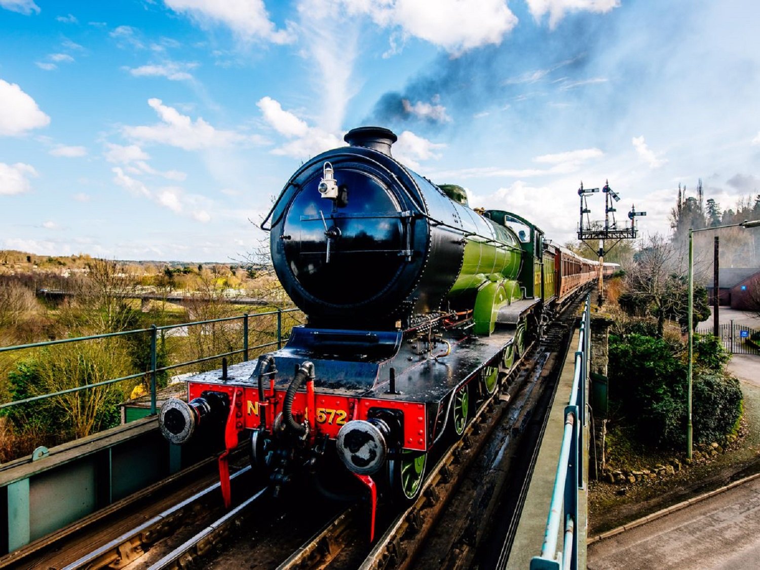 Solve LNER Class B12 4-6-0 8572 seen at Severn Valley Railway. jigsaw ...