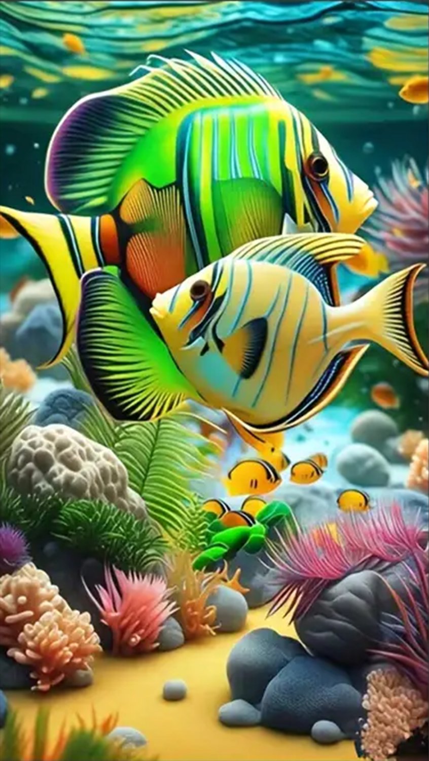 Solve Angel fish jigsaw puzzle online with 493 pieces