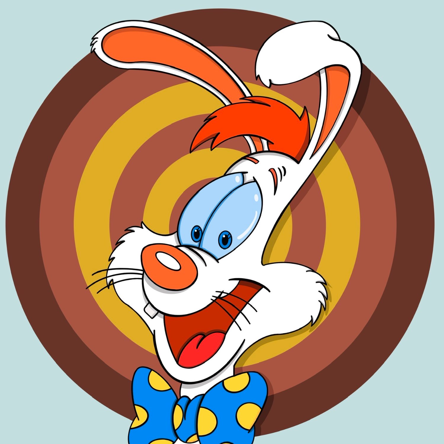 Solve Rodger Rabbit (resize 9 to 600) jigsaw puzzle online with 64 pieces