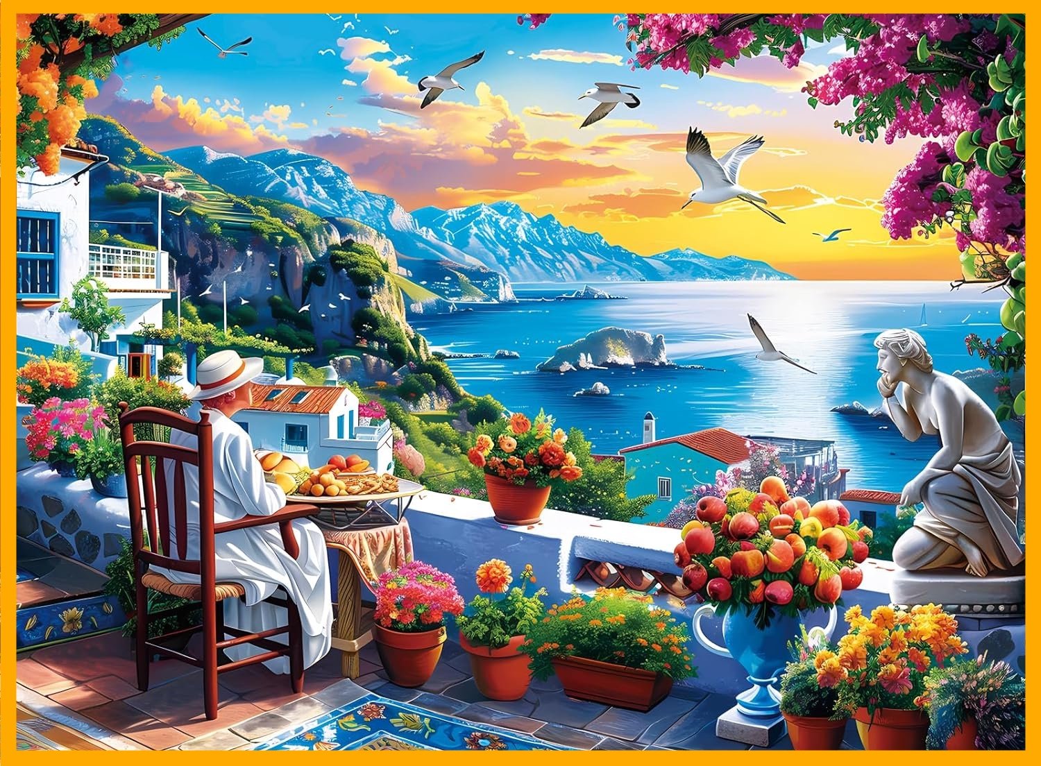 Solve Seaside Scenery jigsaw puzzle online with 352 pieces