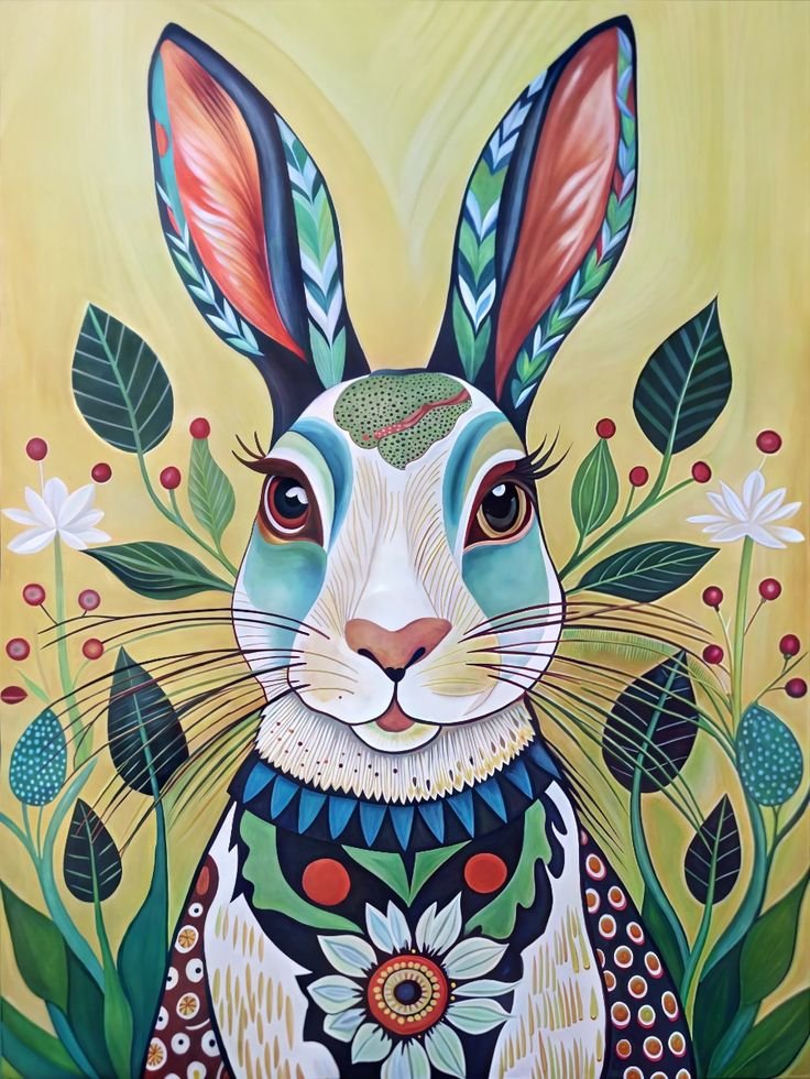 Solve Mystic Hare jigsaw puzzle online with 88 pieces