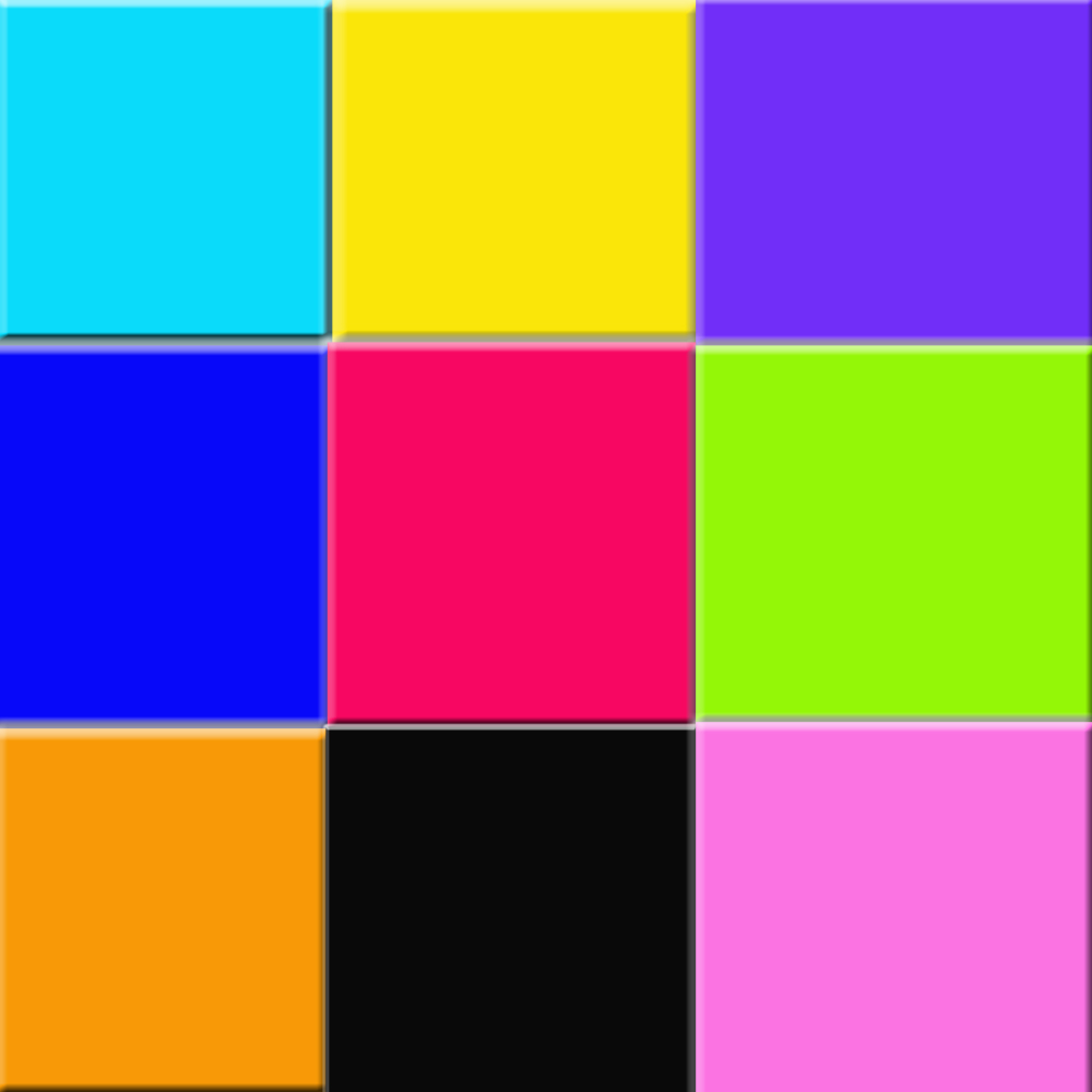 Solve my basic colors large size jigsaw puzzle online with 289 pieces