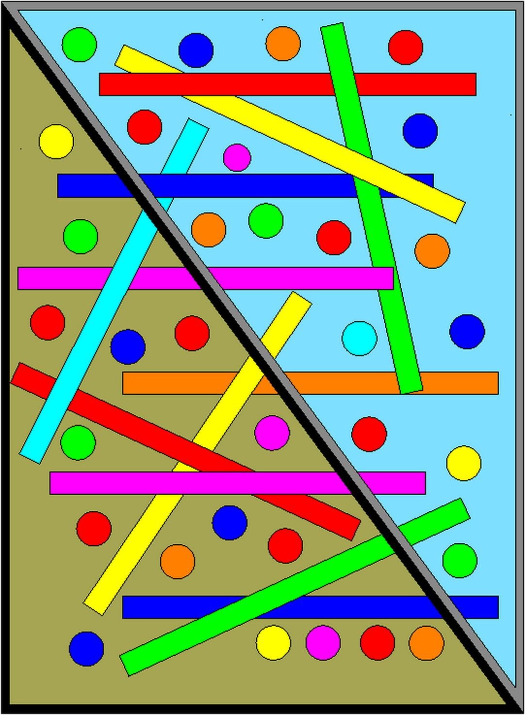 Solve Geometry Art jigsaw puzzle online with 108 pieces