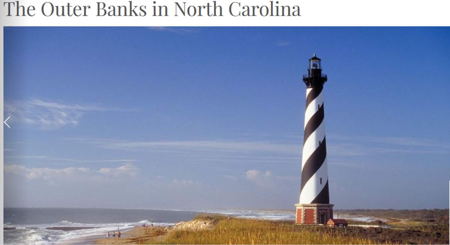 Solve LIGHTHOUSE-NORTH-CAROLINA jigsaw puzzle online with 45 pieces