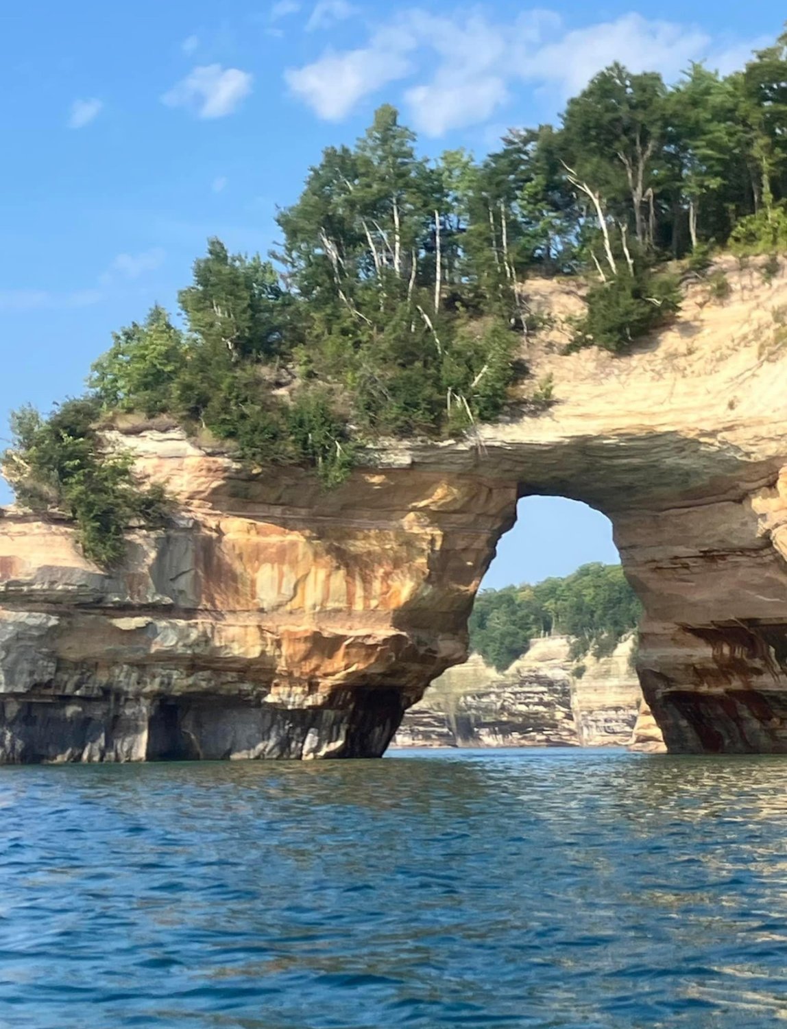 Solve Also at Pictured Rocks in Michigan jigsaw puzzle online with 130 ...
