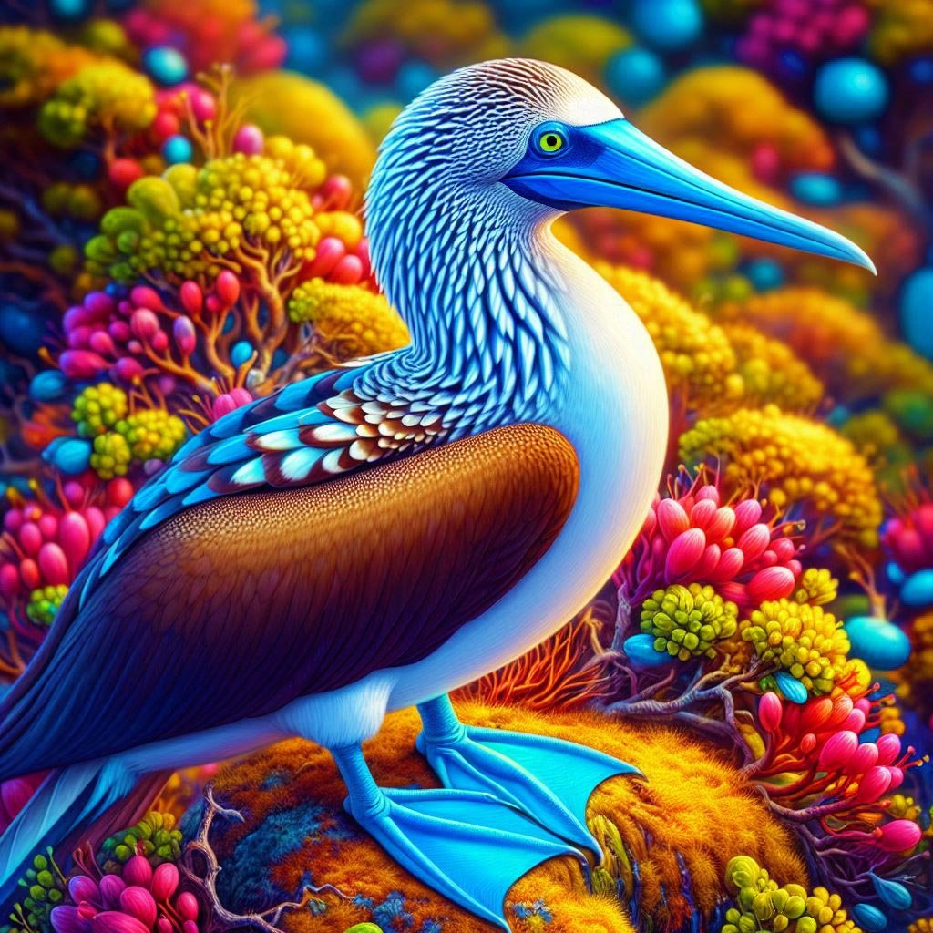 Solve Bobbie the Bluefooted Booby (Animal Day) jigsaw puzzle online ...