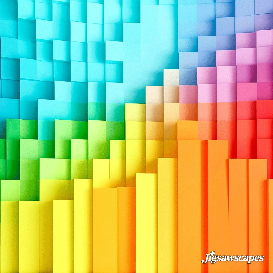 Solve Bright & colorful . . . . . jigsaw puzzle online with 9 pieces