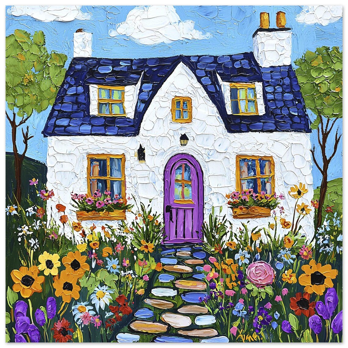 Solve Hayallerimdeki Ev jigsaw puzzle online with 100 pieces