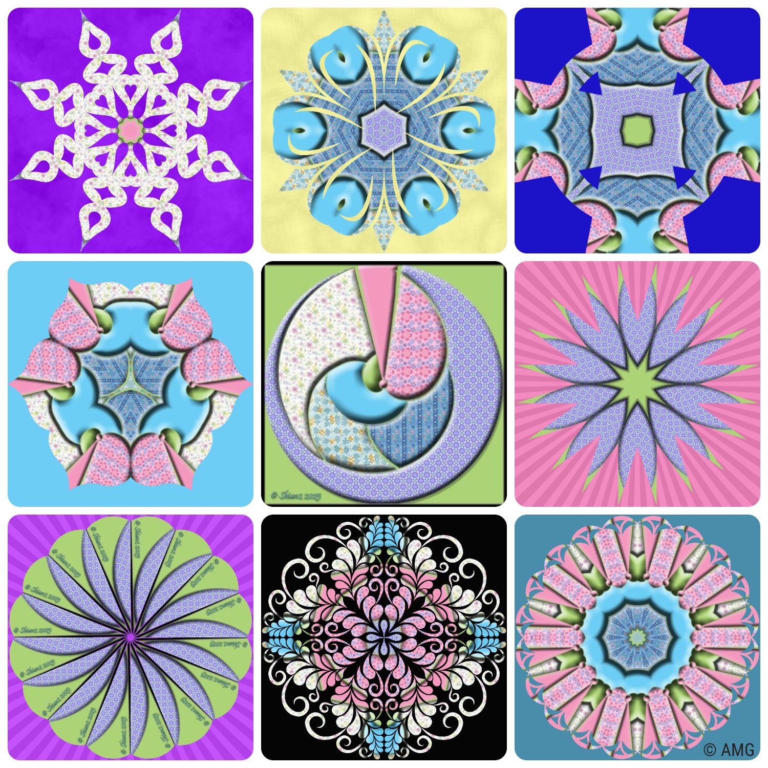 Solve Shirley's Patchy Recycled jigsaw puzzle online with 81 pieces