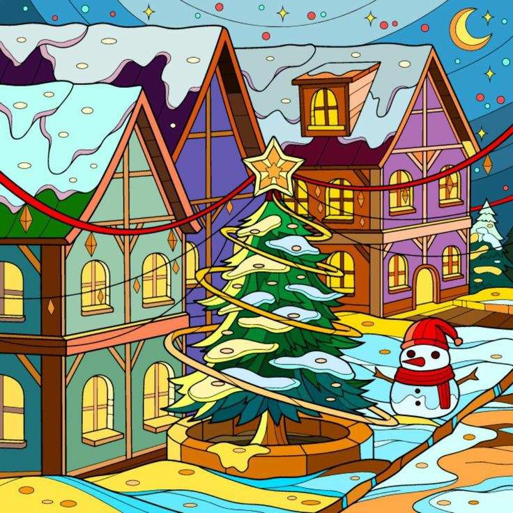 Solve IT'S SNOW TIME jigsaw puzzle online with 64 pieces