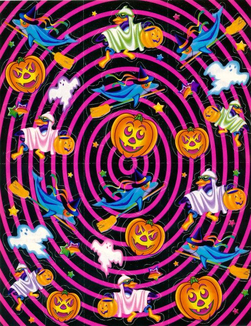 Solve A Lisa Frank Halloween jigsaw puzzle online with 80 pieces
