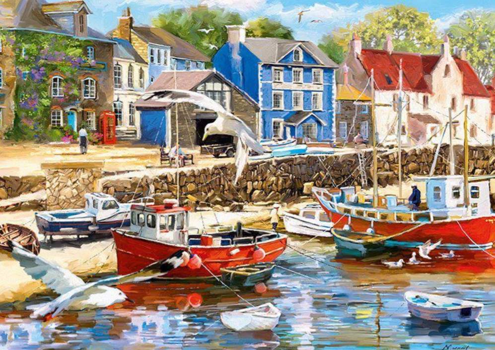 Solve Sandy Cove jigsaw puzzle online with 70 pieces