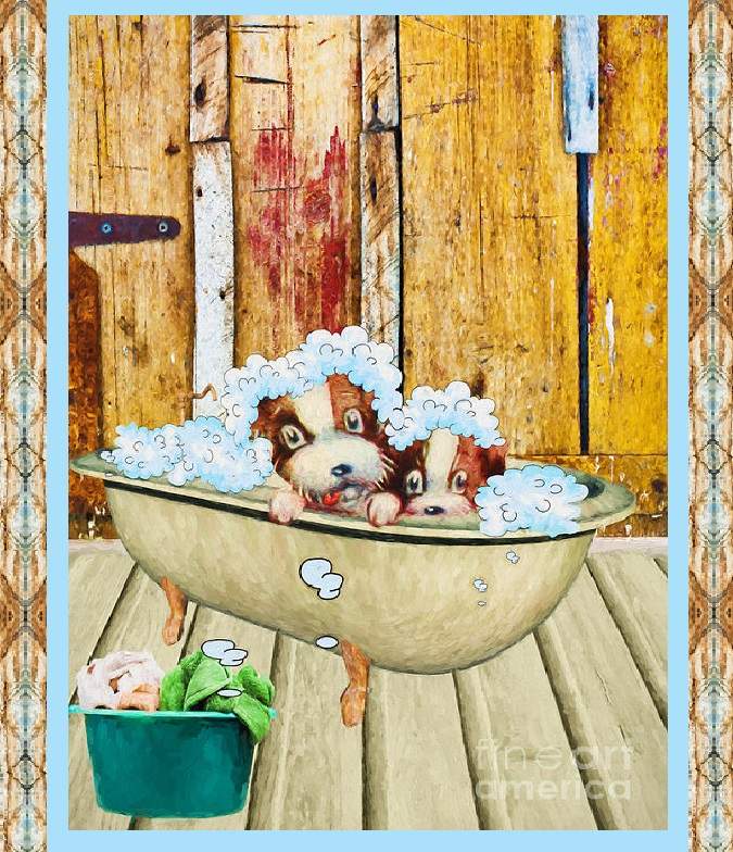 Solve Bubble Bath jigsaw puzzle online with 42 pieces